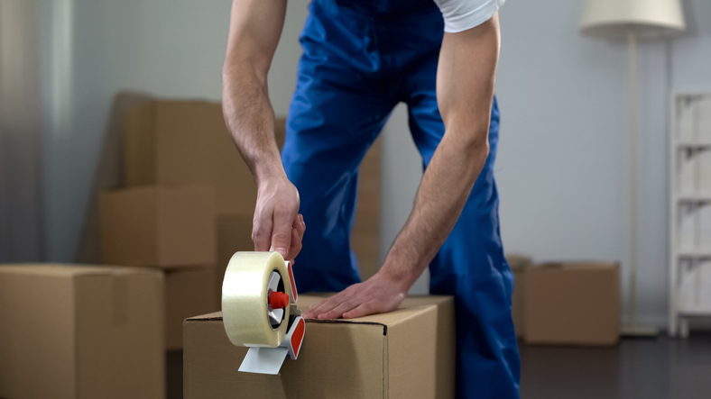 How To Tape Fold Moving Boxes Cardboard Moving Boxes